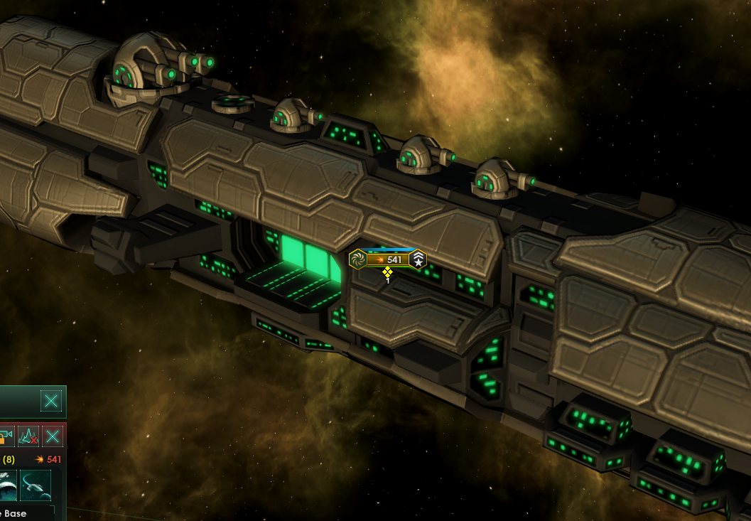 Ripping the leaves off plantoid ships gives them a rather sleek look ...
