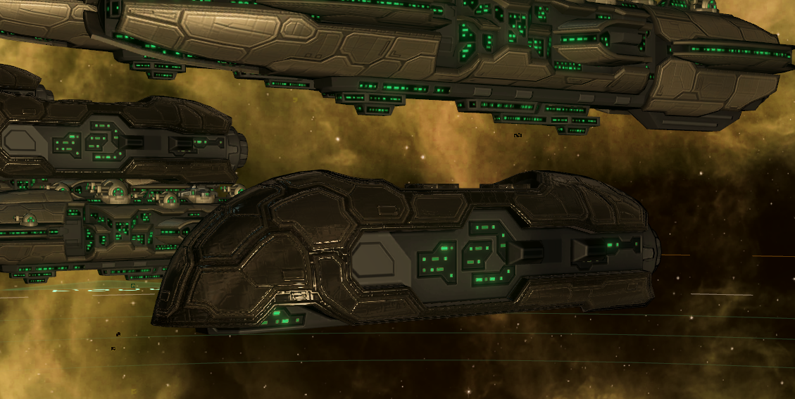 Ripping the leaves off plantoid ships gives them a rather sleek look ...