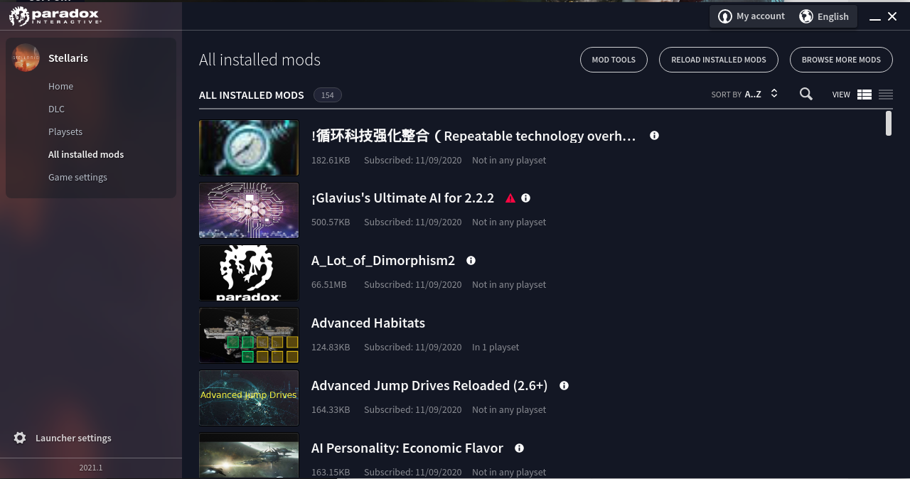 New launcher version: 2021.1 | Paradox Interactive Forums