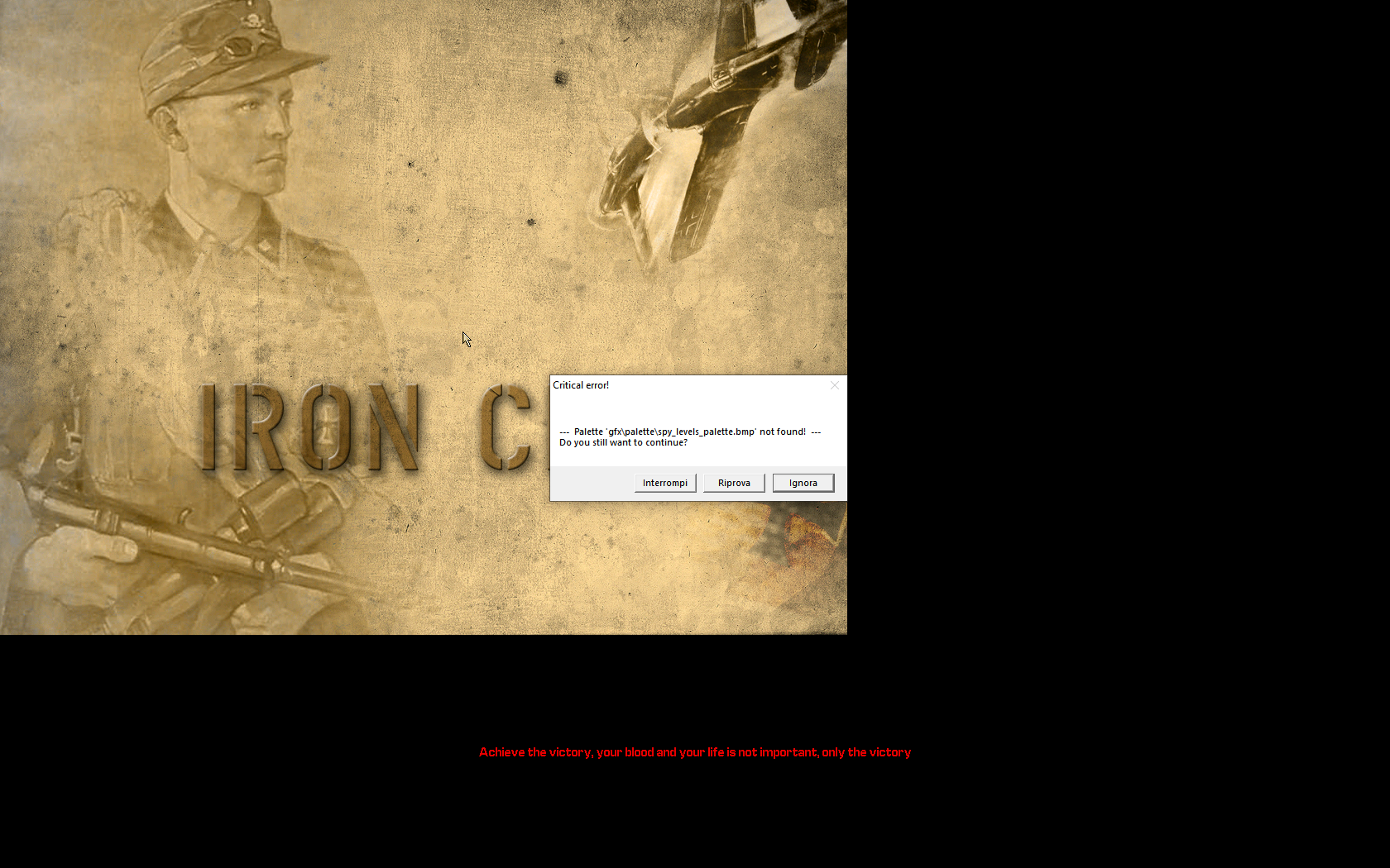 errors during loading | Paradox Interactive Forums