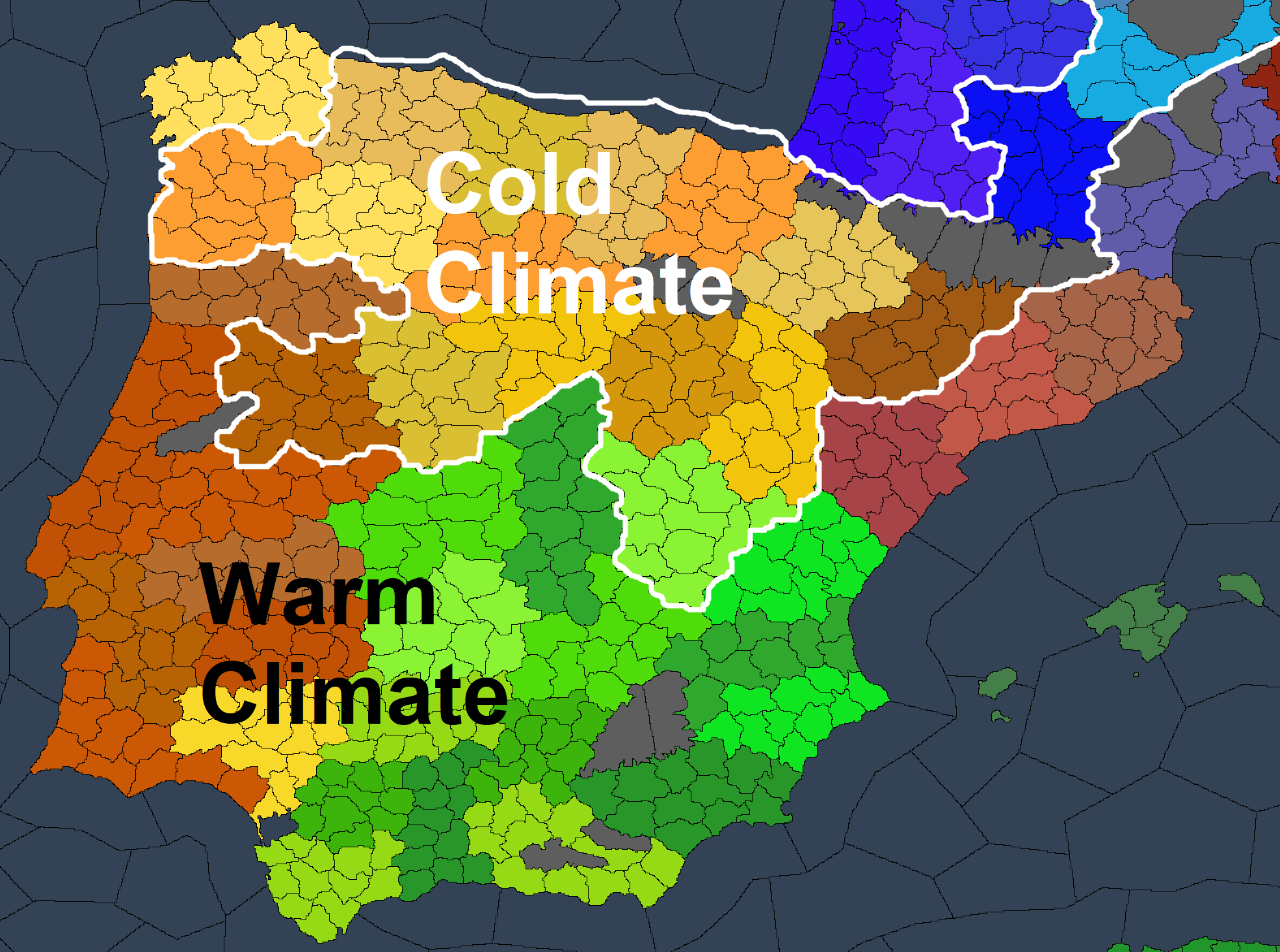 Tweaks to the climate map for more geographical accuracy: | Paradox ...