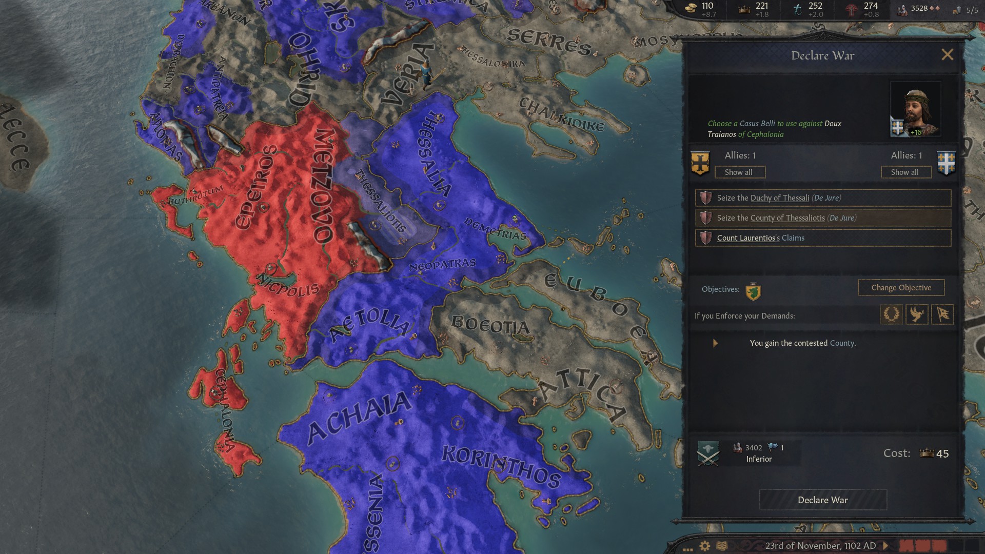 I can't declare war | Paradox Interactive Forums