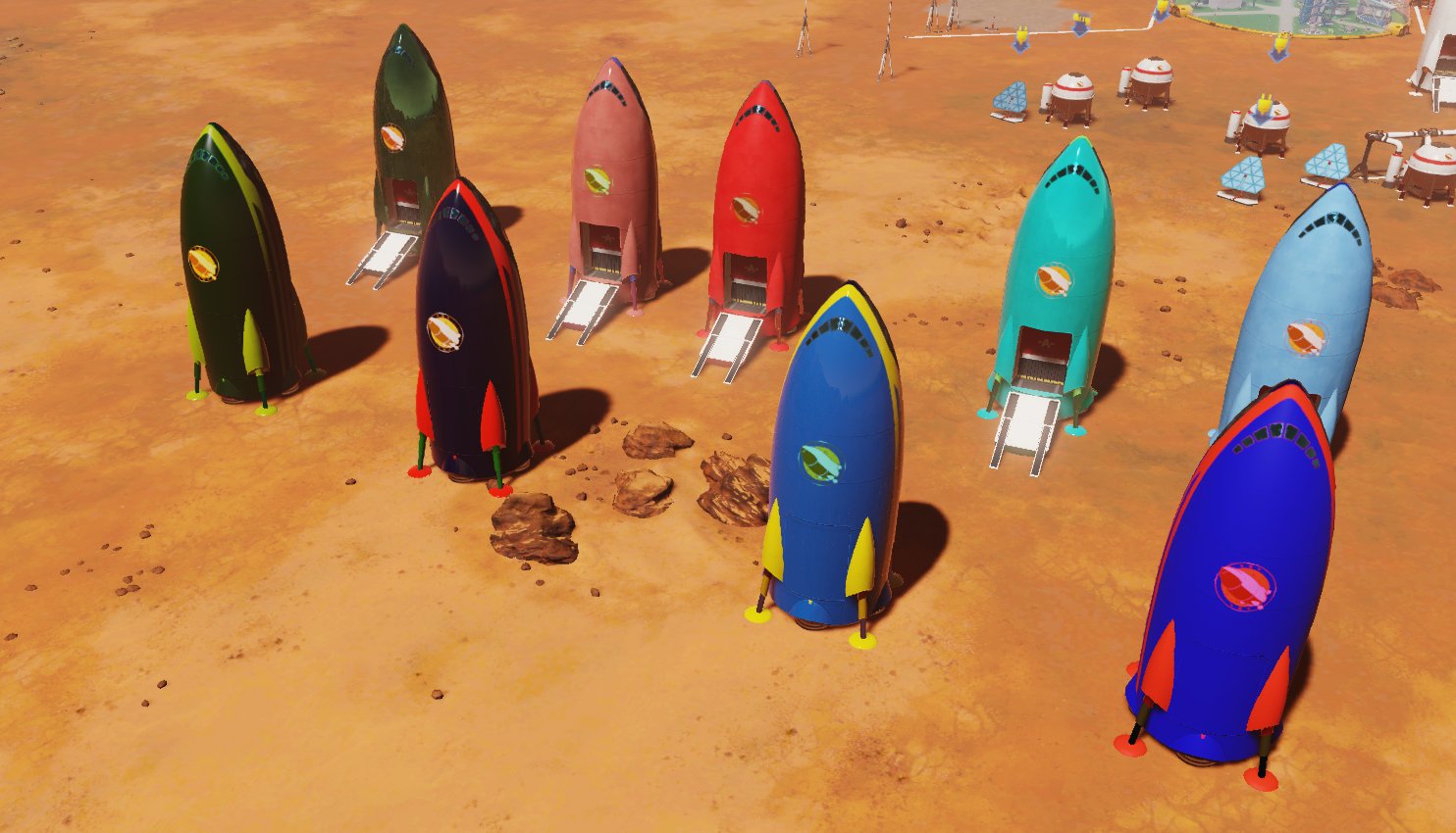 Surviving Mars - Rocket color and management | Paradox Interactive Forums
