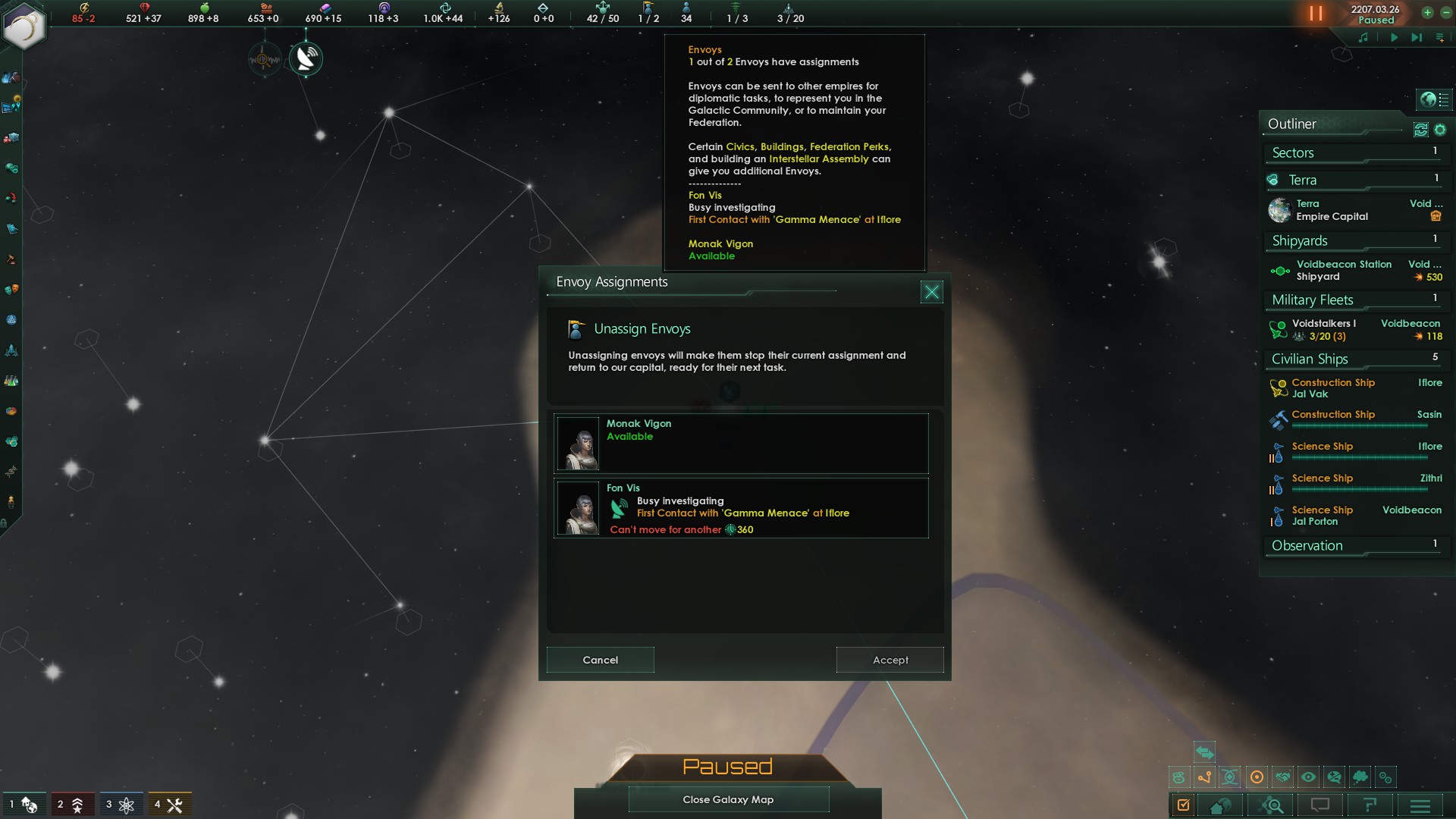 Outliner Displaying Diplomatic Missions | Paradox Interactive Forums