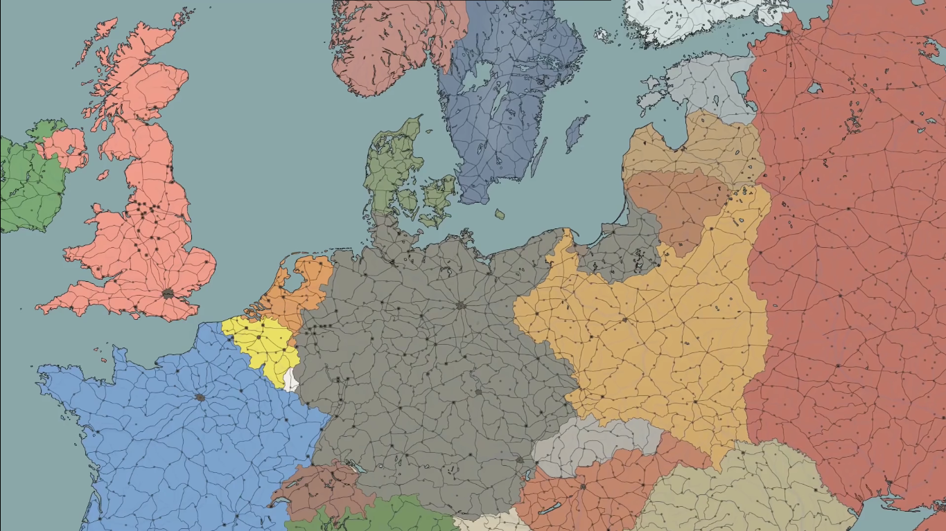 Interwar Era Railway Maps | Paradox Interactive Forums