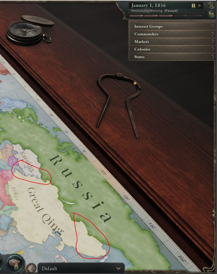 Dear Paradox, more attention is needed to Qing's border in 1836 ...