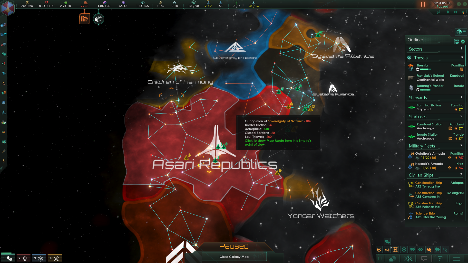 So, actually we can see what we think of the other country, just we ...