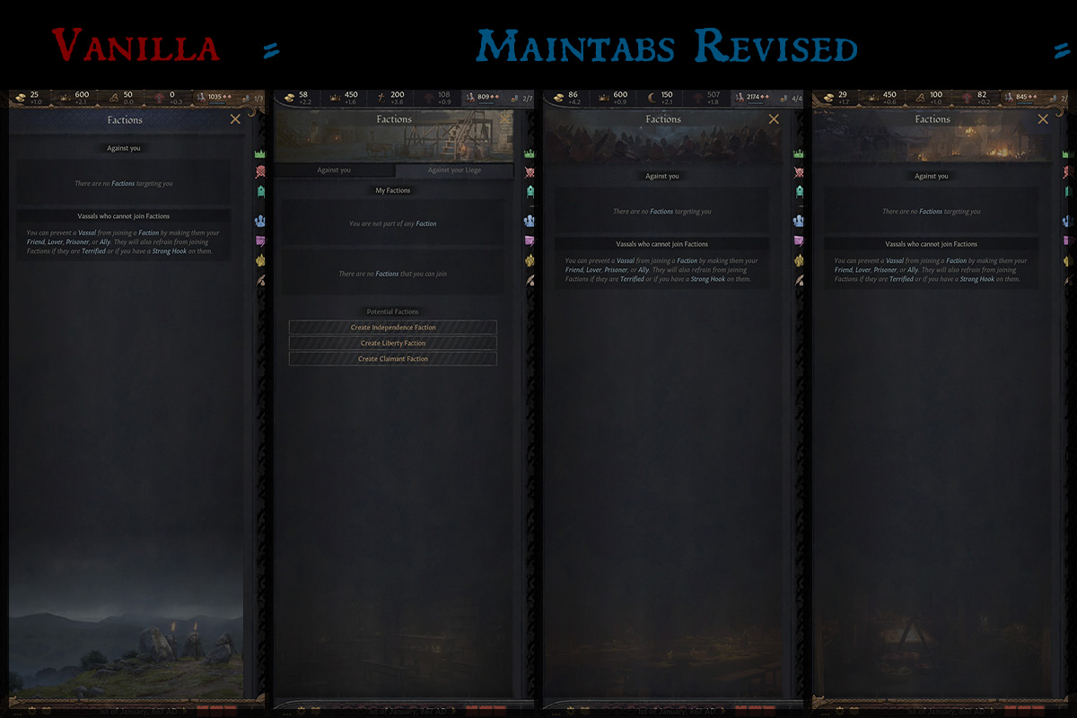 [MOD] Maintabs Revised | Paradox Interactive Forums