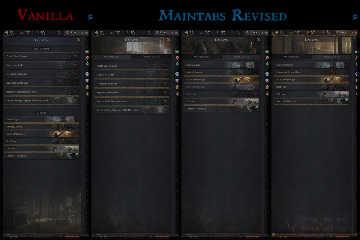 [MOD] Maintabs Revised | Paradox Interactive Forums