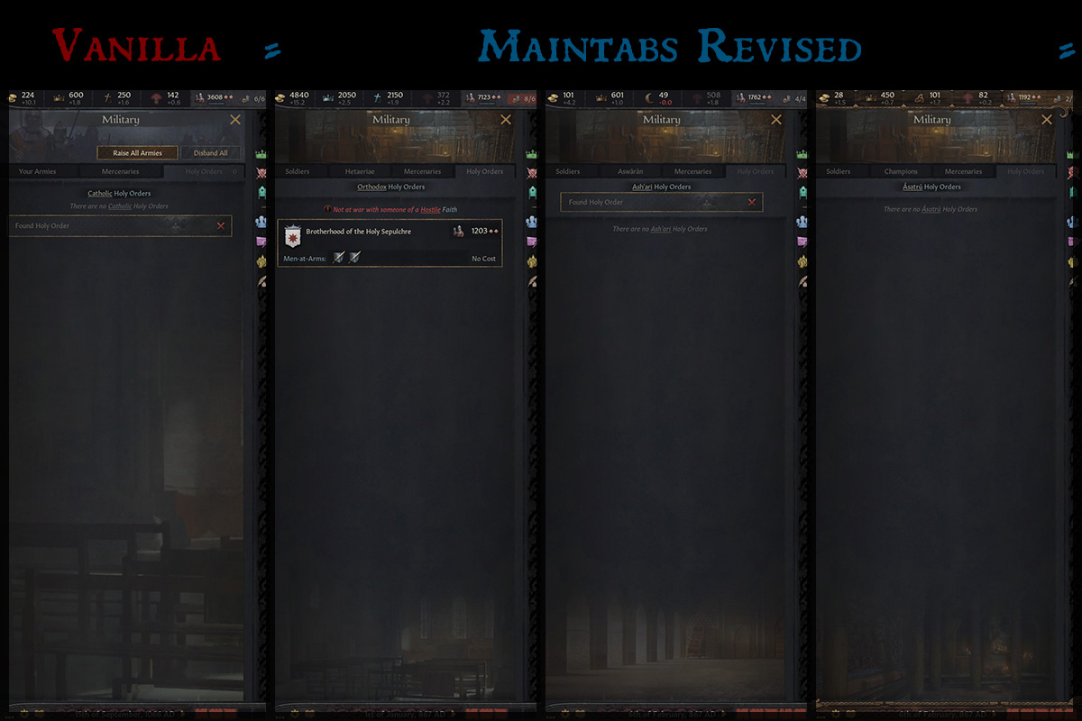 [MOD] Maintabs Revised | Paradox Interactive Forums