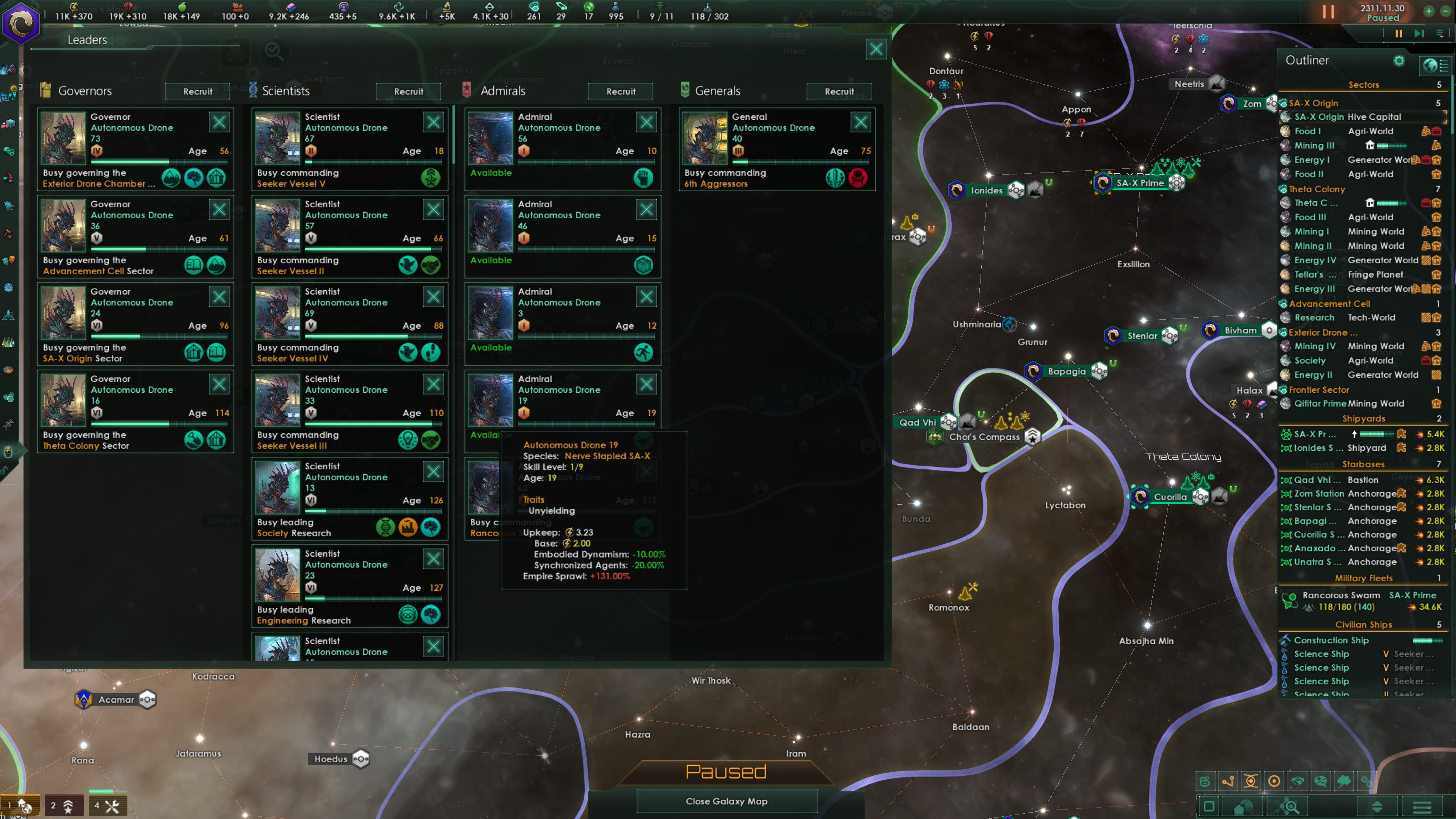 Confirmed - Stellaris - Nerve Staple is bugged with hive mind | Paradox ...