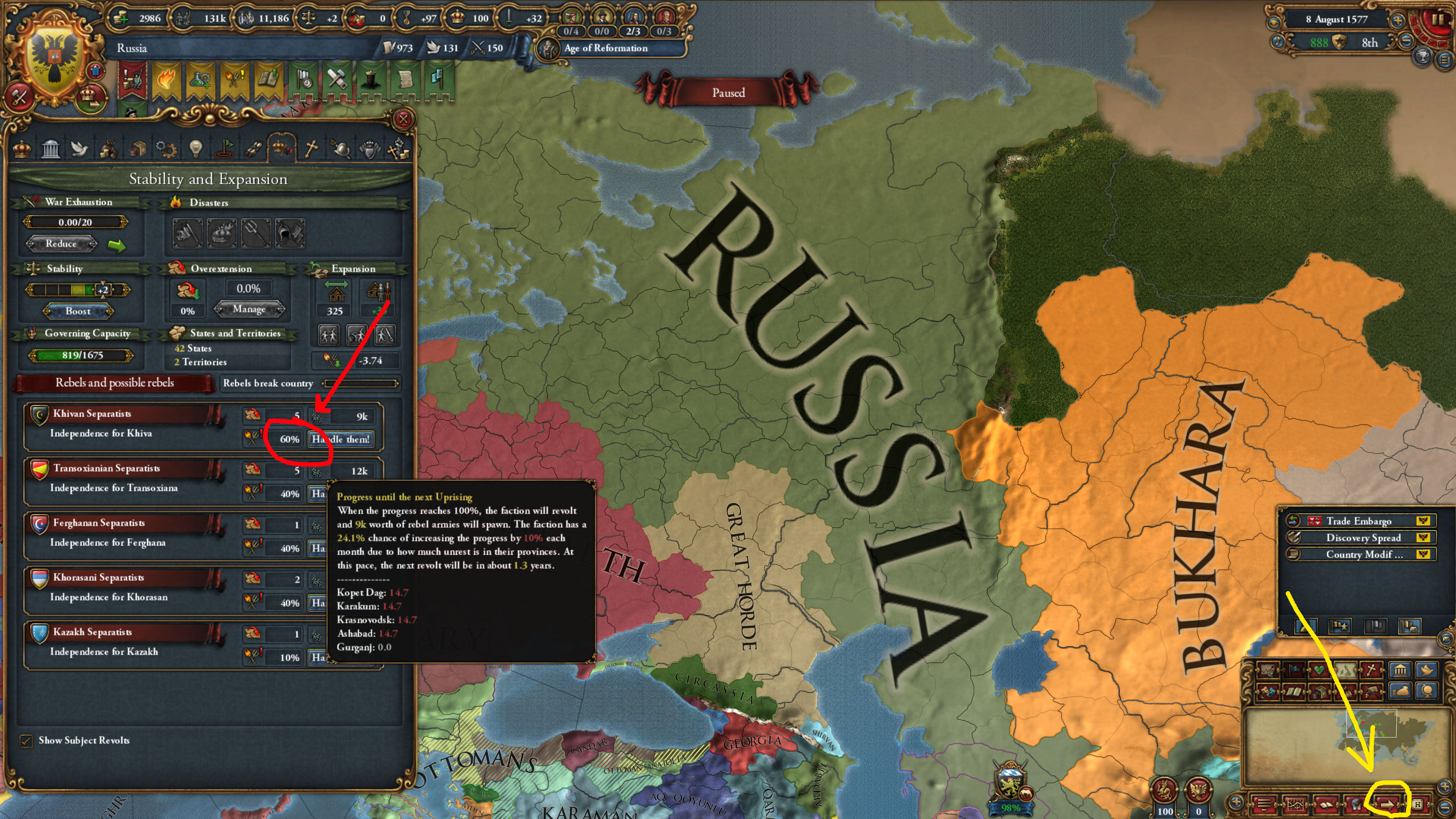 Help with Locating Potential Rebels on Map | Paradox Interactive Forums