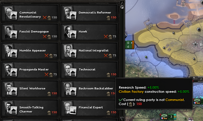 Confirmed - HoI 4 - "Available as Political Advisor: , which grants XXX ...