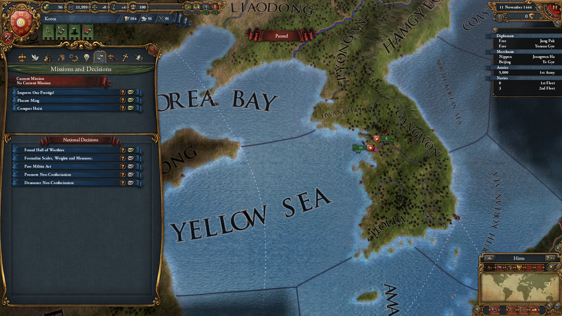 Europa Universalis IV: Developer diary 37 - Aragon, Naples and Korea ...