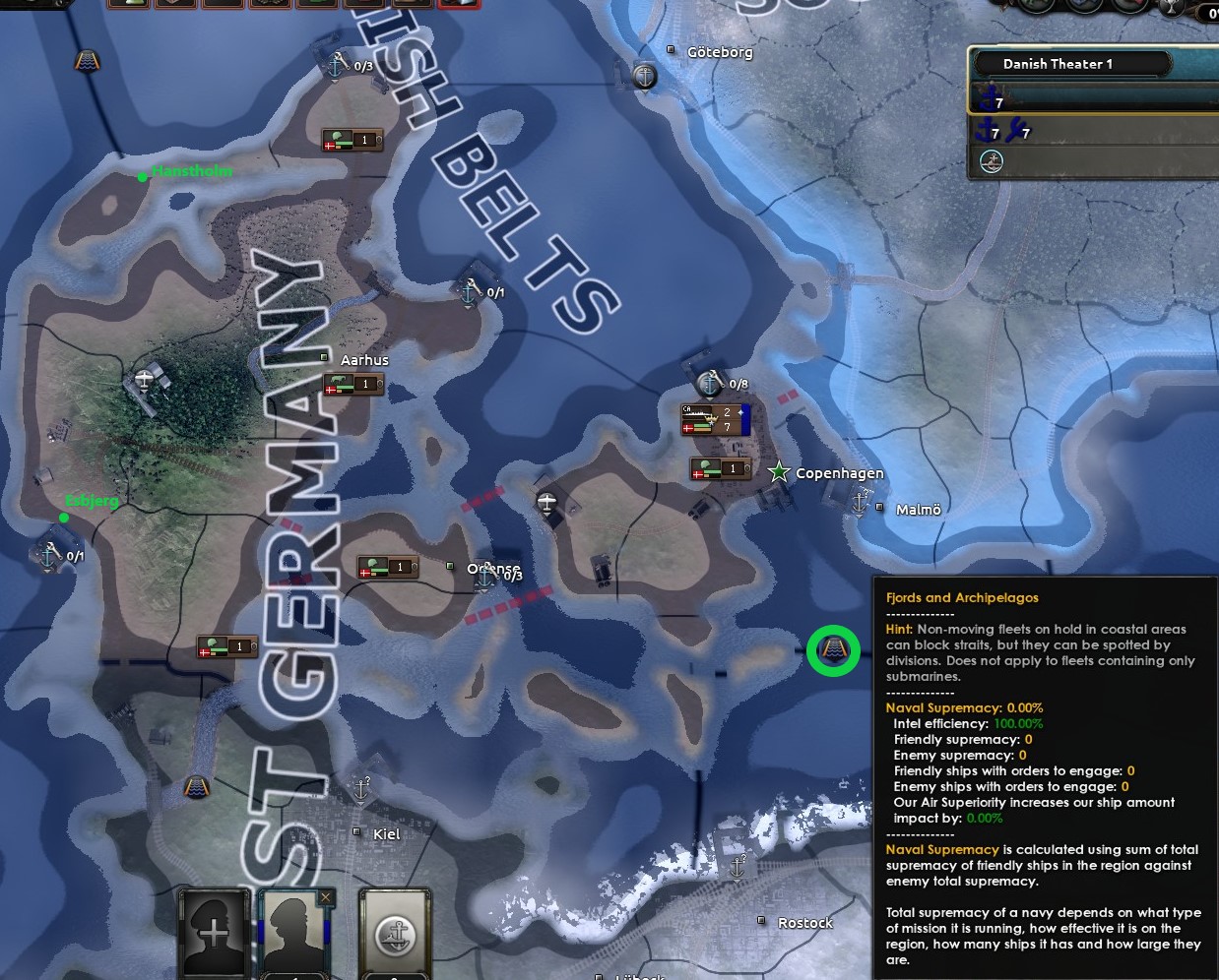 Why do the Danish belts block access through Skagerrak and not the ...