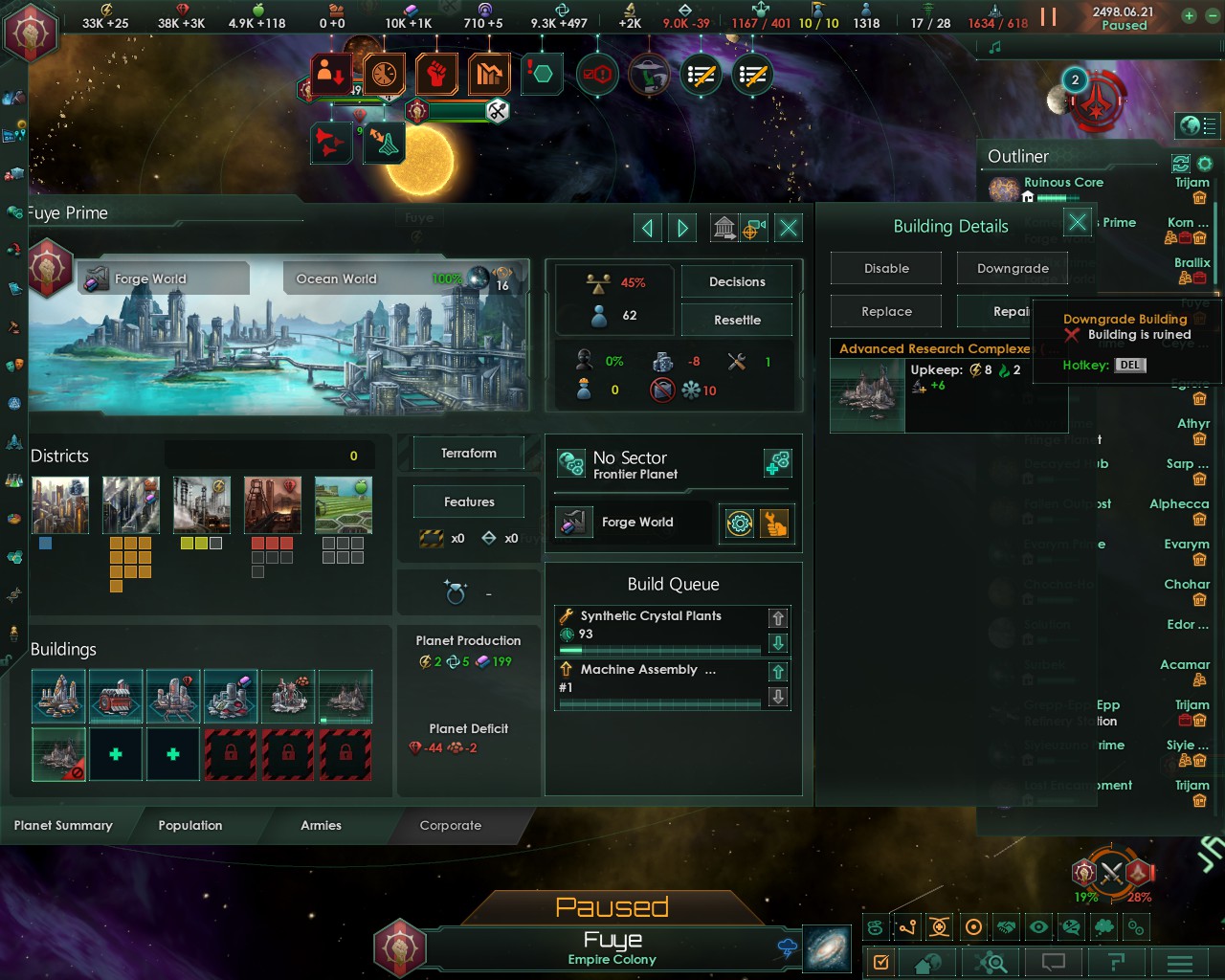 Two odd things about Machine Uprising (Machine side), are those things ...