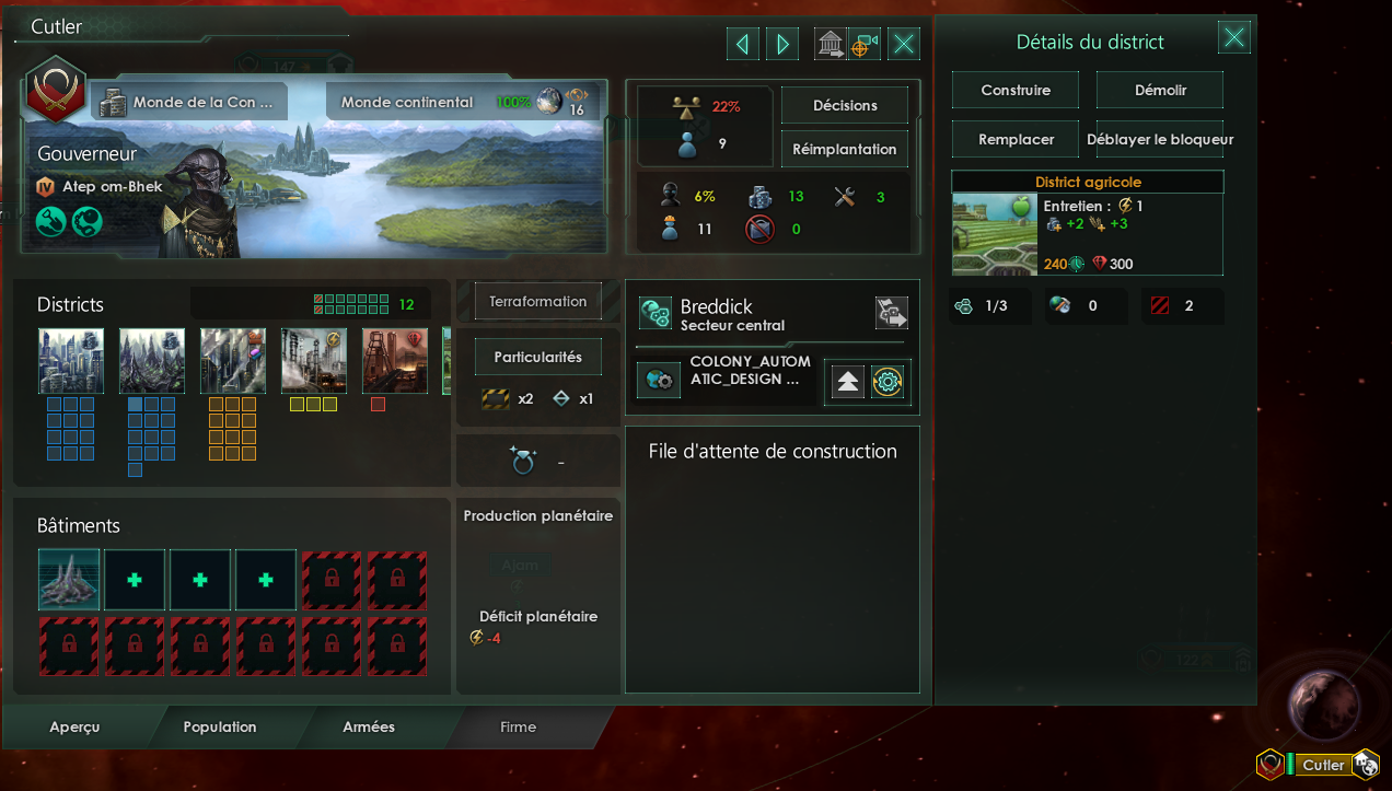 Stellaris - [v3.3.0 (b02d)] - Conquered Lithoid primitives have farming district instead of ...