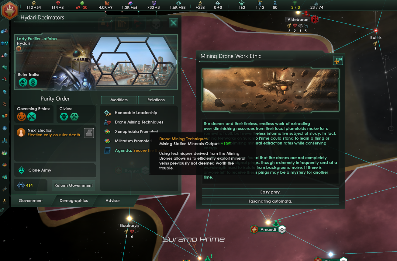 Stellaris - [v3.3.0 (b02d)] - Completing first contact with Wenkwort ...