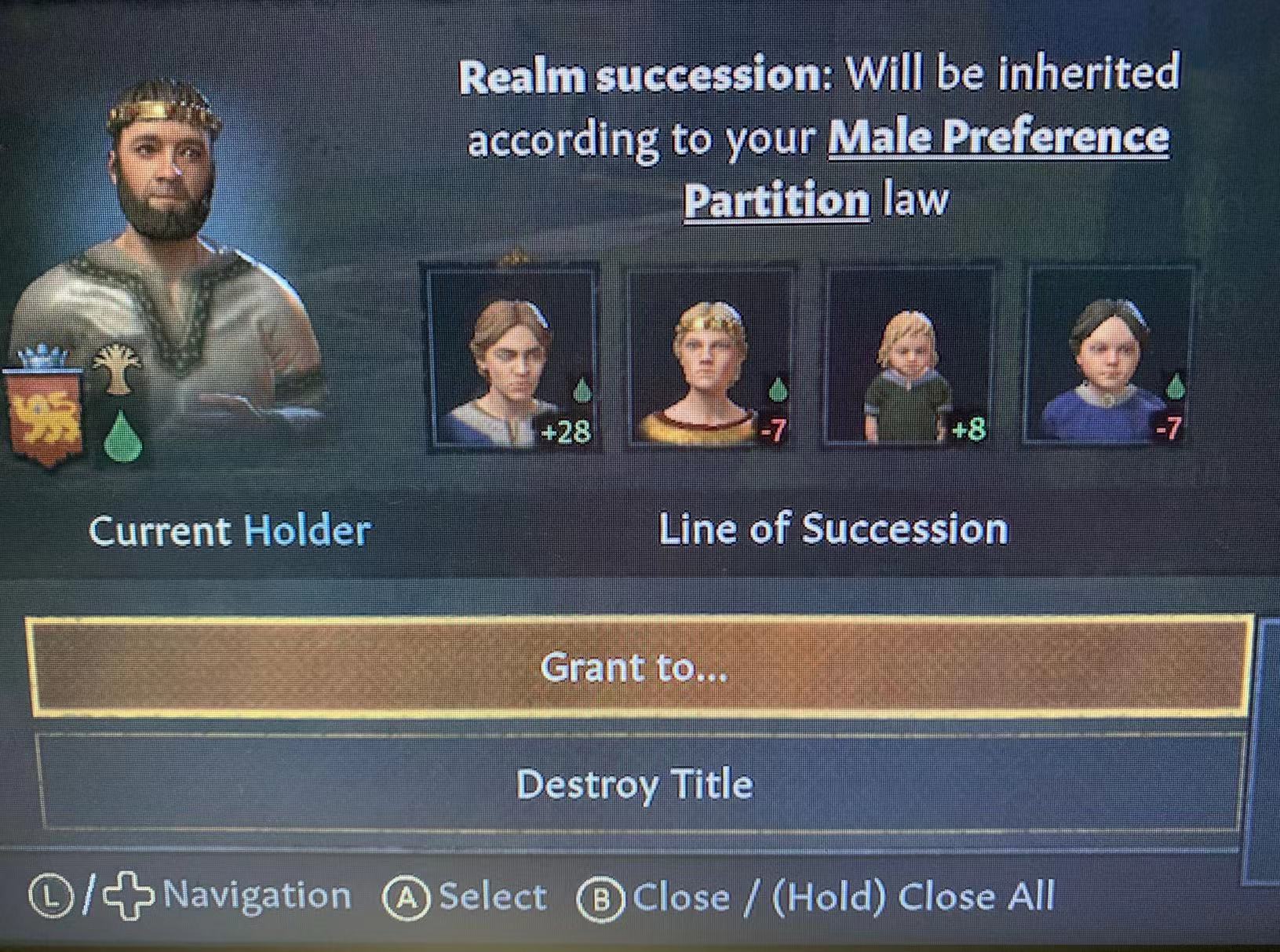 Console edition: how to change my primary title | Paradox Interactive ...