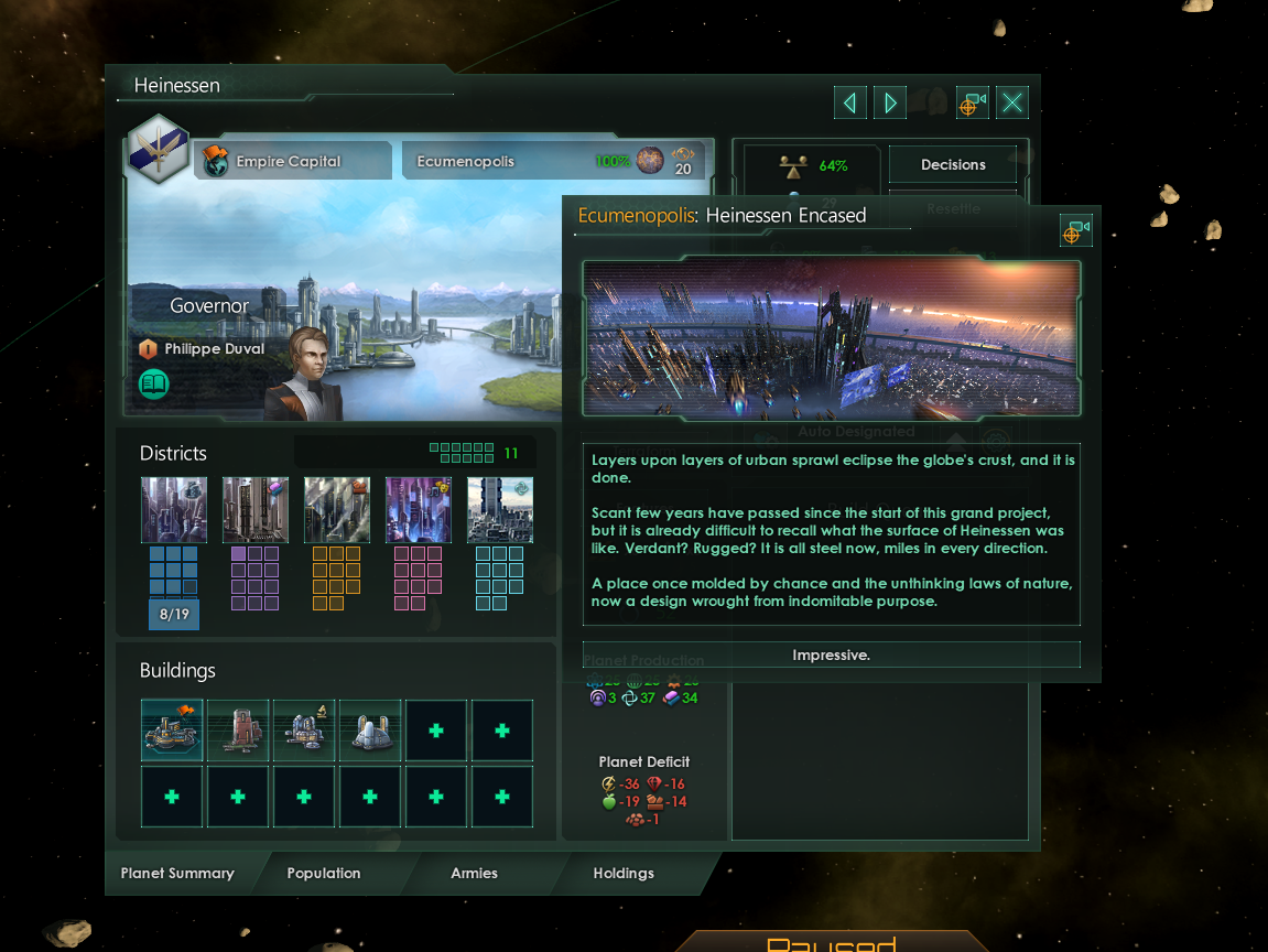 Stellaris - Stellaris - Ecumenopilis Restoration filled w/ blockers [v ...