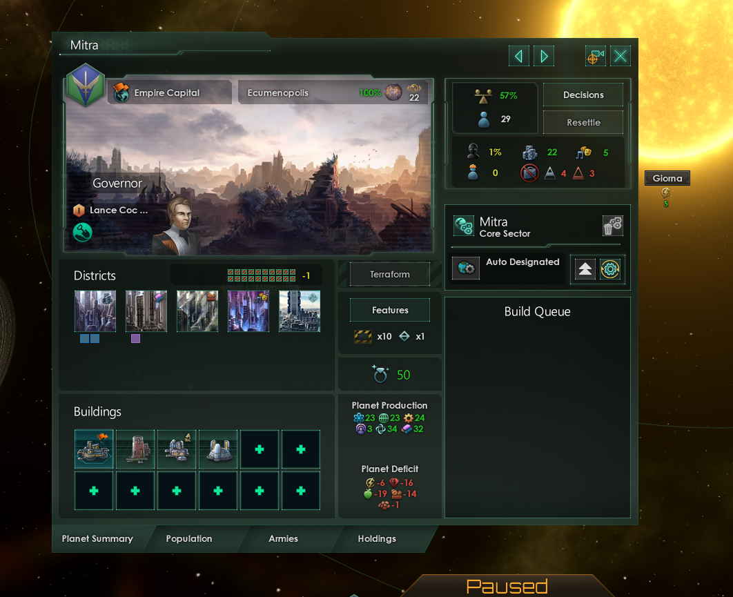 Stellaris - Stellaris - Ecumenopilis Restoration filled w/ blockers [v ...