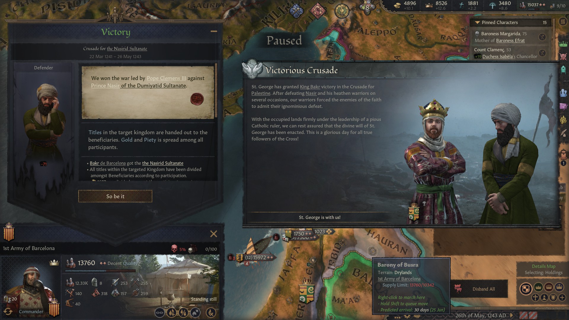 My first ever crusade win! | Paradox Interactive Forums