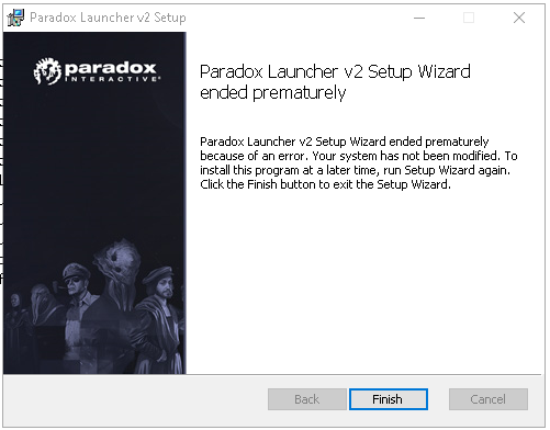 Paradox Launcher v2 Setup issue | Paradox Interactive Forums