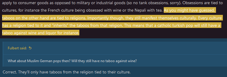 Religion and taboos | Paradox Interactive Forums
