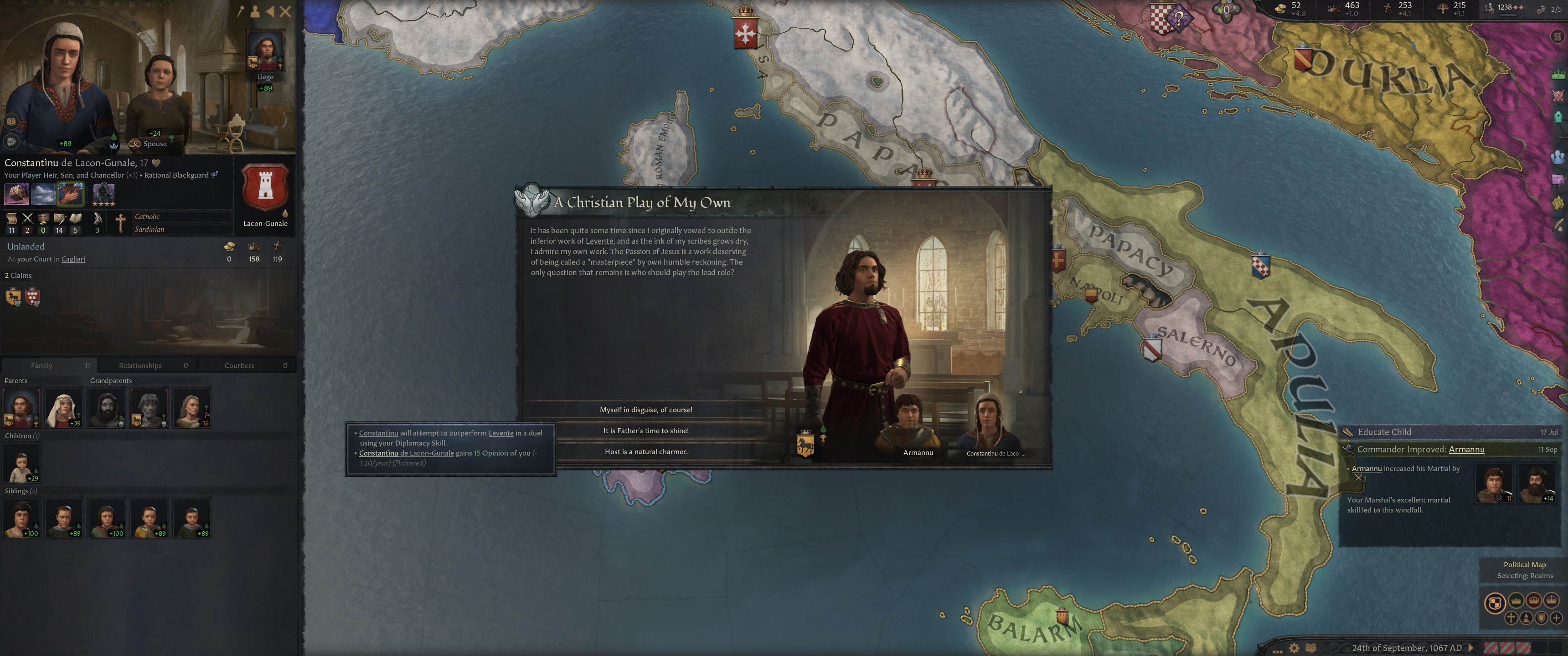 CK III - "The Christian Play" event does not display a title. | Paradox Interactive Forums