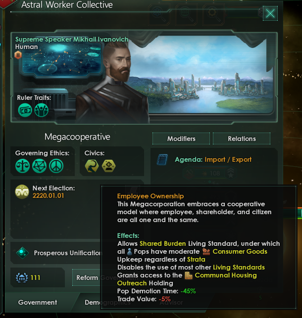 what about coops? what if fanatic egalitarian megacorps allowed a form ...