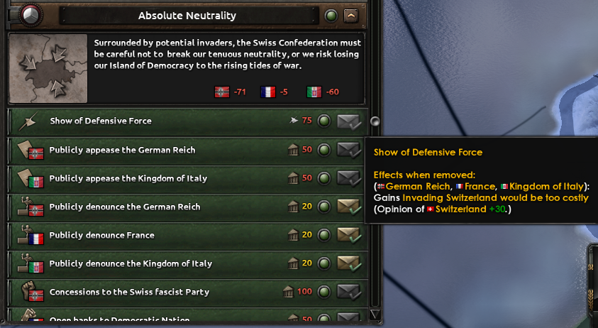 Confirmed - HoI 4 - The Swiss decision "Show of Defensive Force" doesn't do anything | Paradox ...