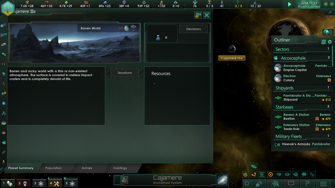 What does it mean if a featureless planet's name is in a gray box ...