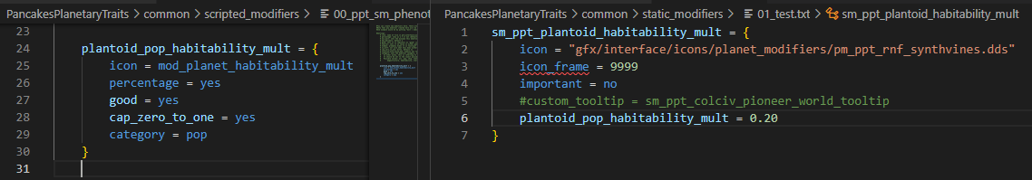 What would people think of less universal modifiers and more species ...