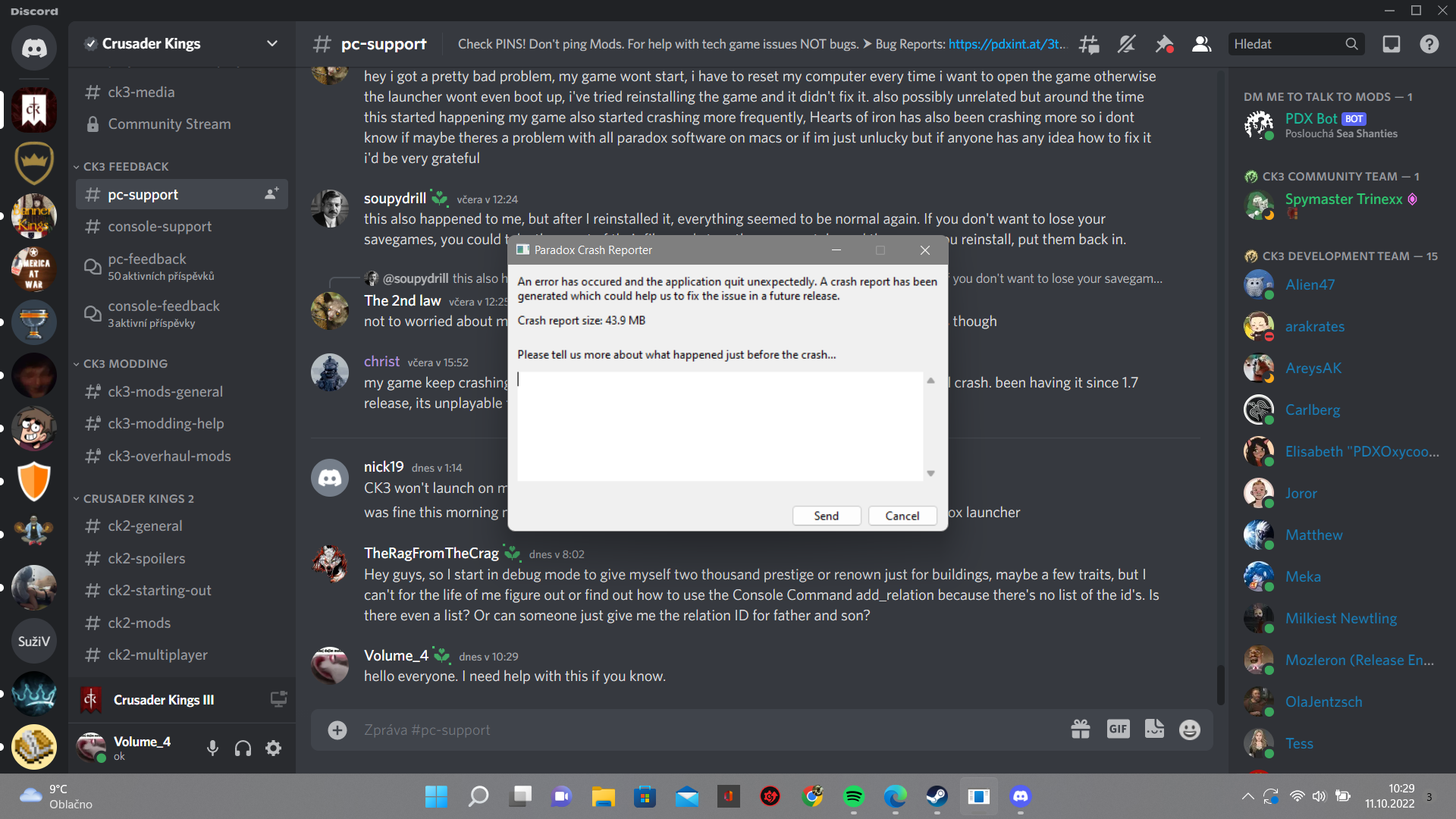 Paradox Crash Reporter | Paradox Interactive Forums