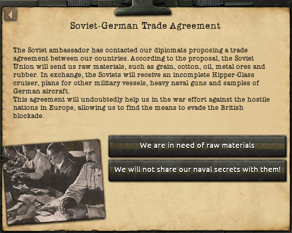 New(?) Soviet-German Trade Agreement | Paradox Interactive Forums