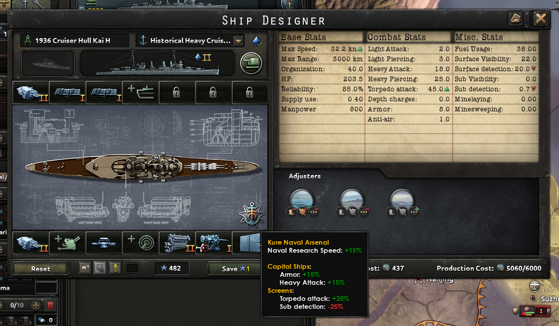 Confirmed - HoI 4 - Japanese Light Cruiser Mogami is being represented ...