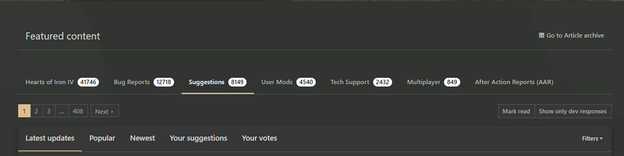 Please form a backfix/caretaker team | Paradox Interactive Forums