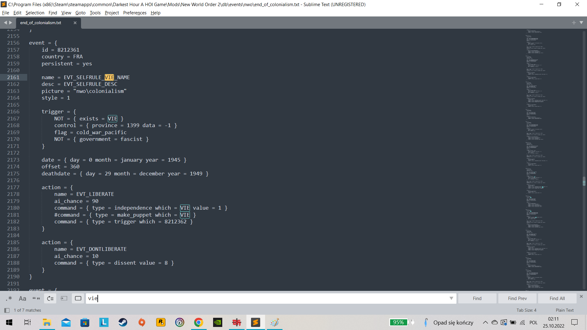 Deathdate event command does not work properly
