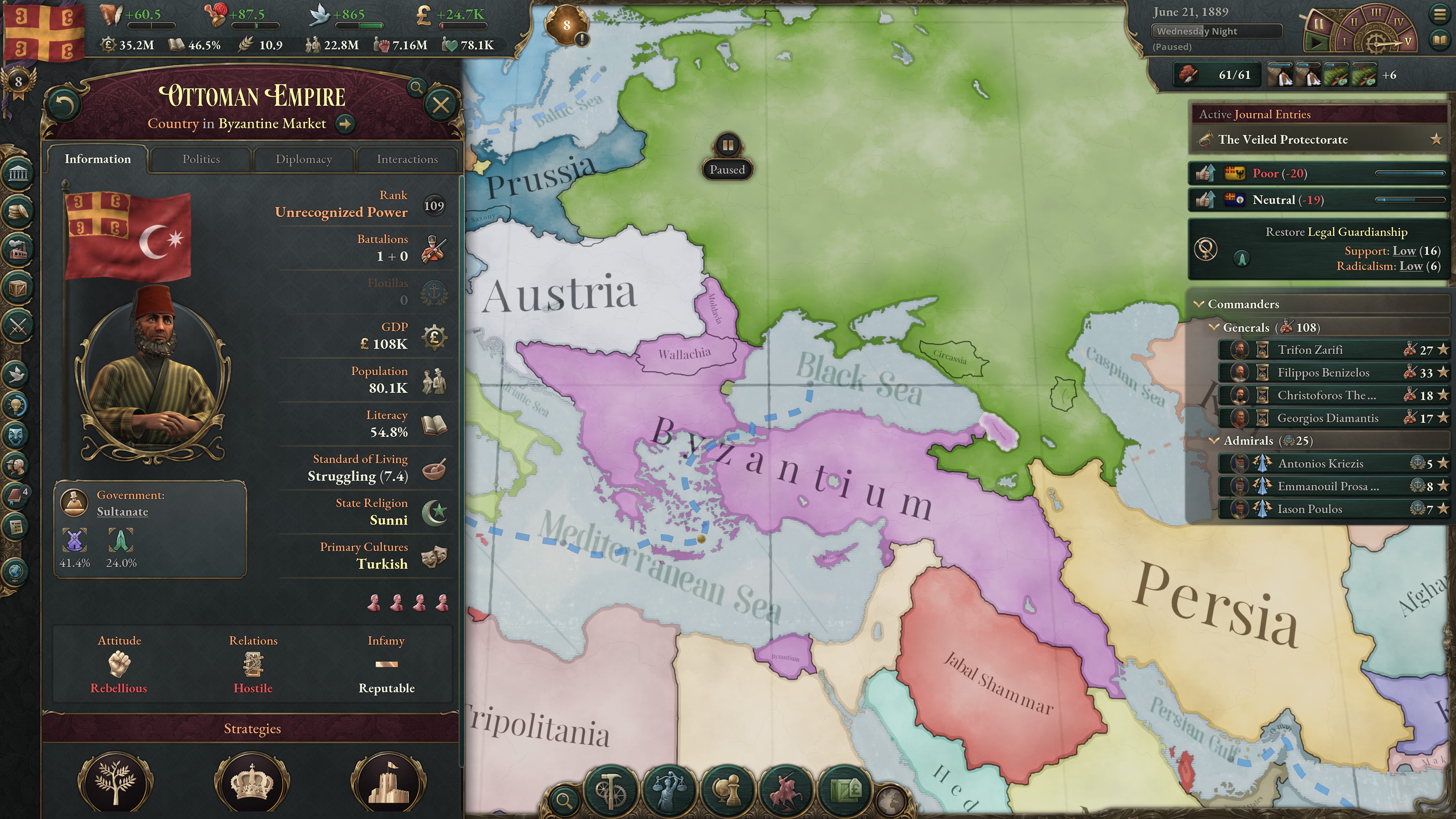 Byzantium territory restored to 1066 state and become a great power! We ...