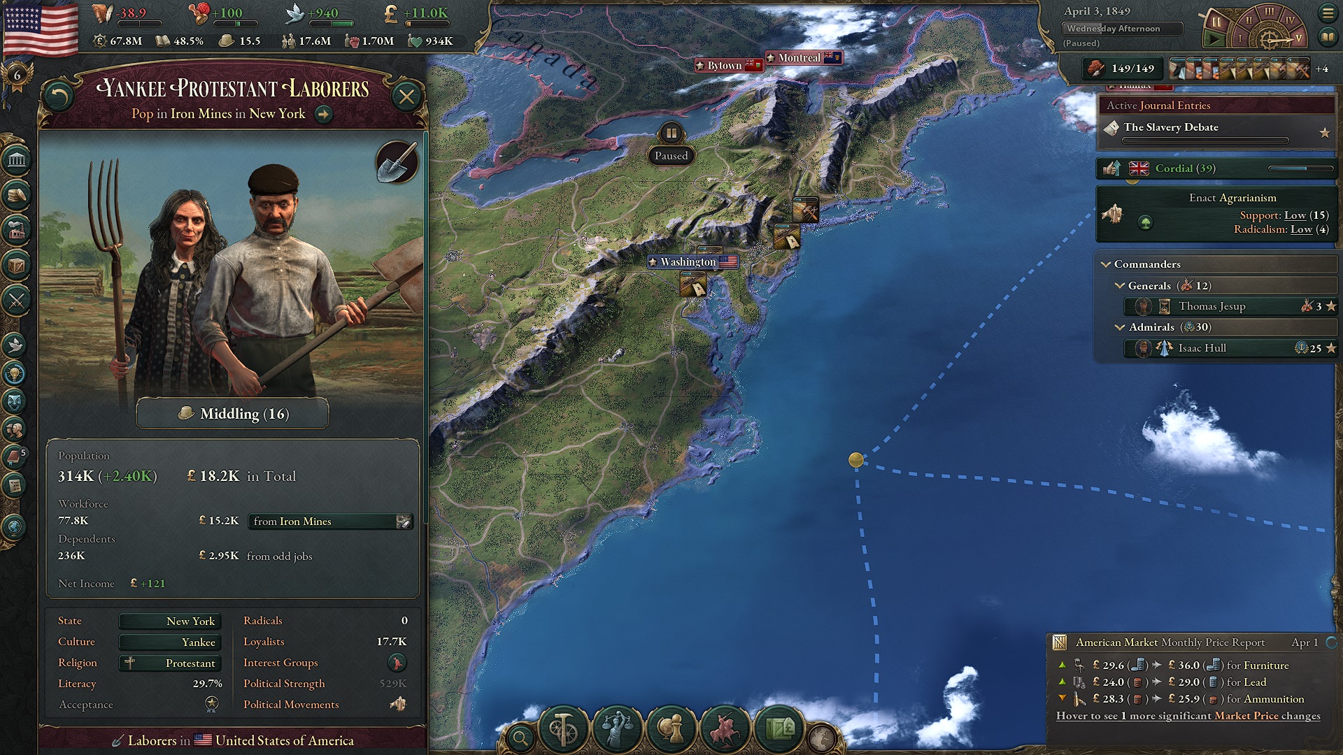 AAR: The Empire of Capital, United States of America- A Tale of ...