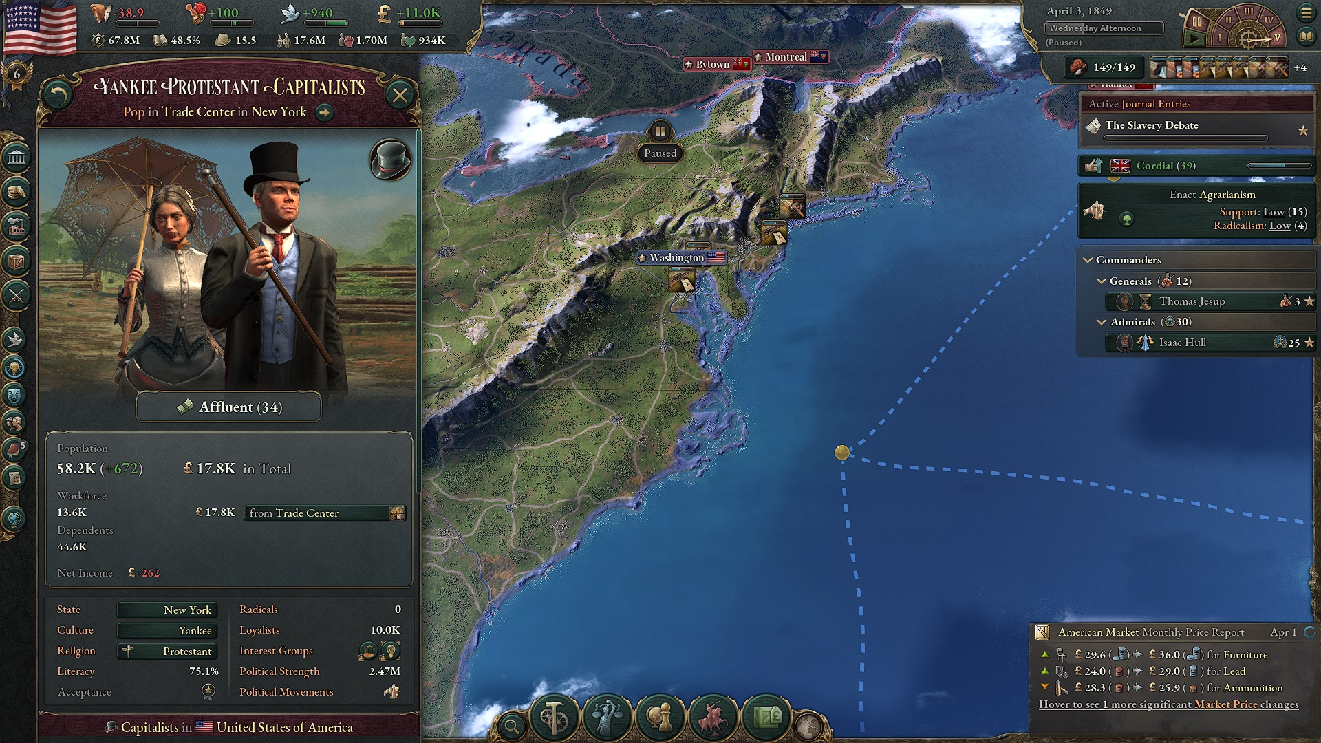 AAR: The Empire of Capital, United States of America- A Tale of ...