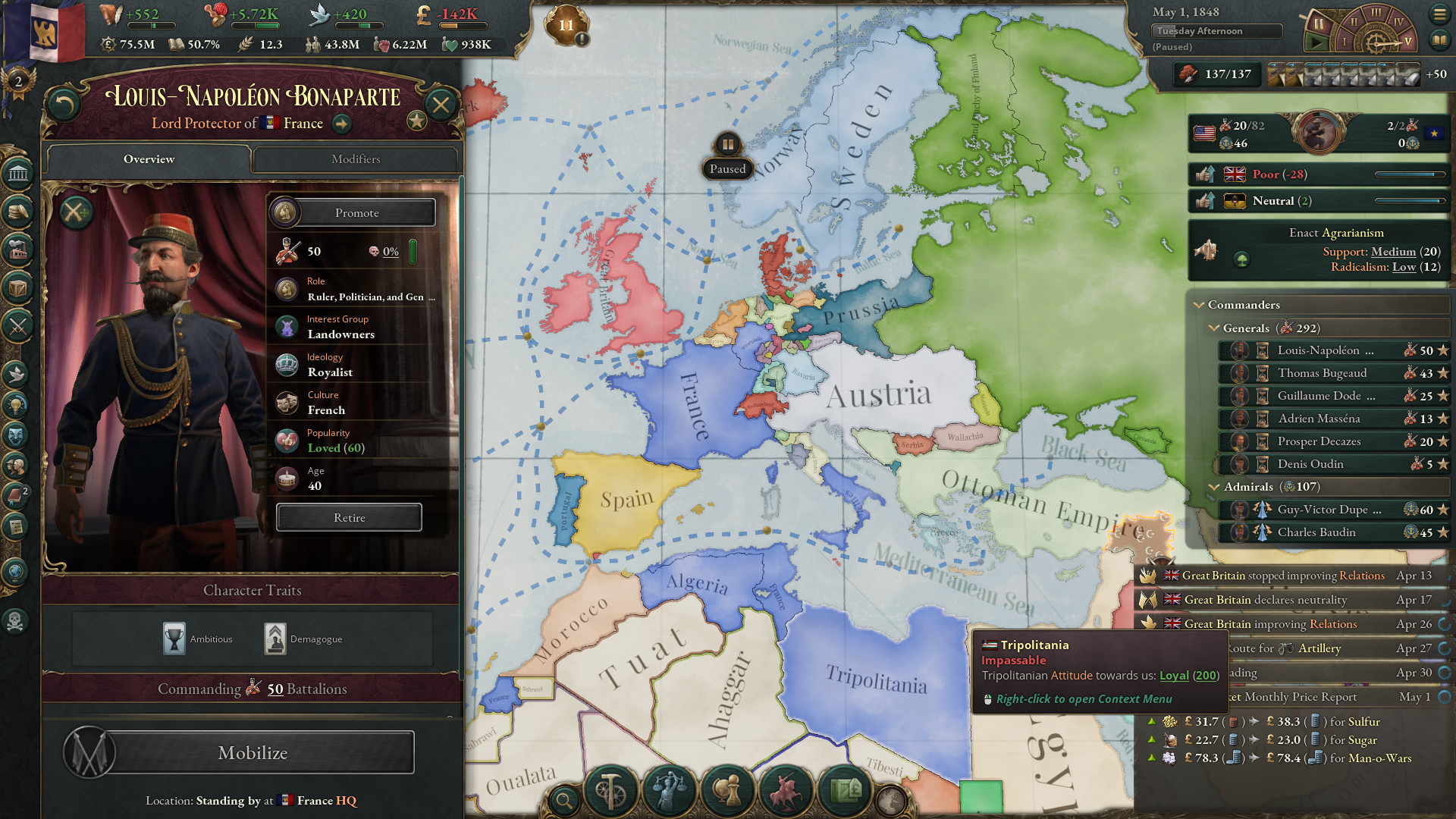 How to get Napoleon III | Paradox Interactive Forums