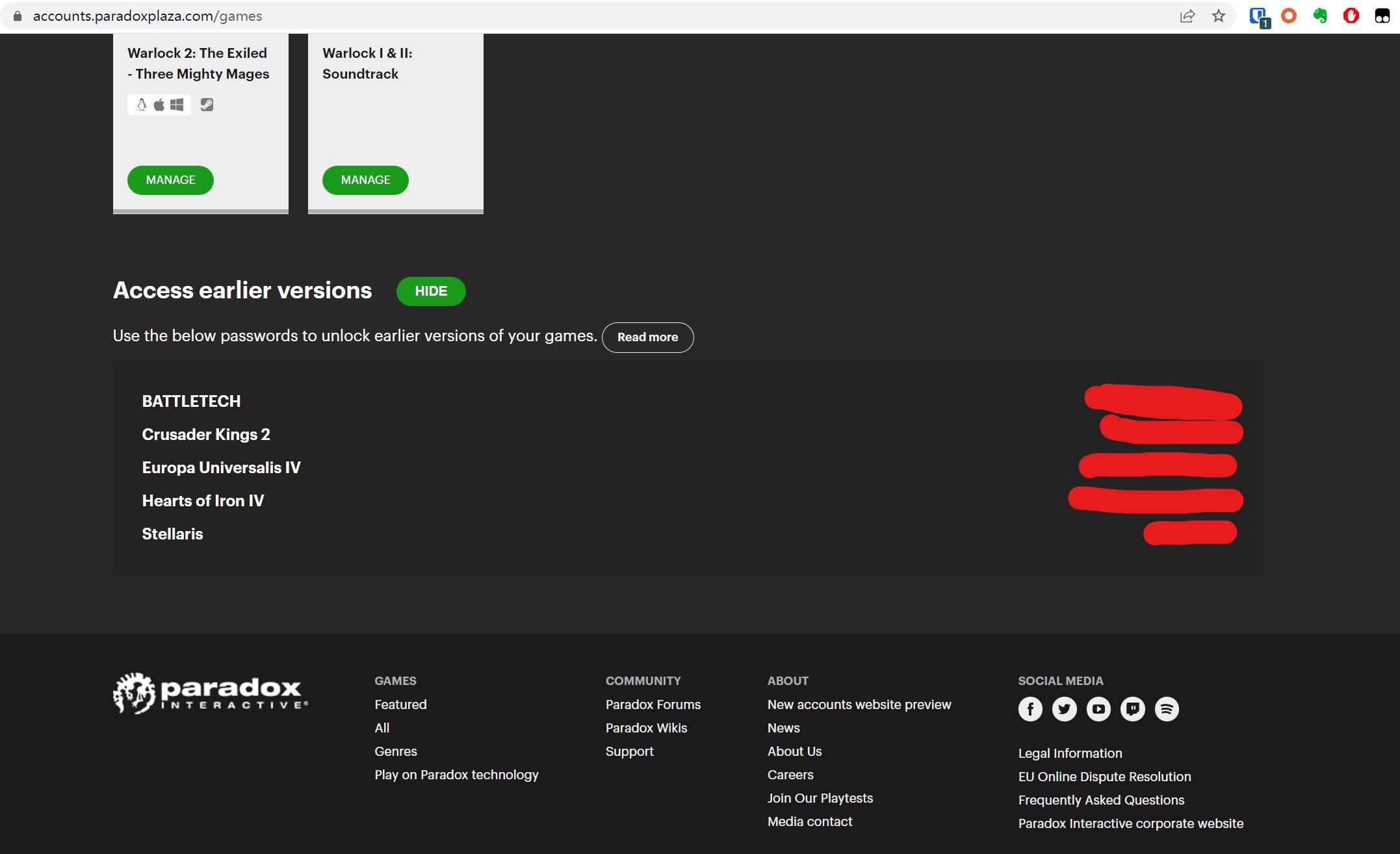 How To Roll-back Your Game Version | Paradox Interactive Forums
