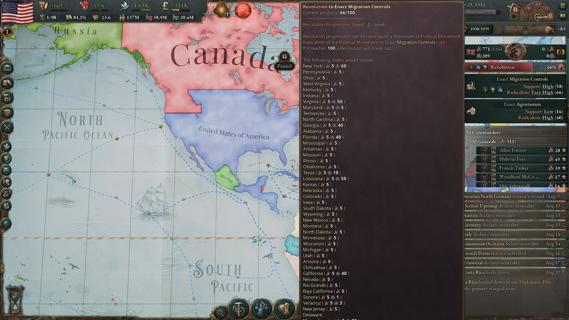 AAR: The Empire of Capital, United States of America- A Tale of ...