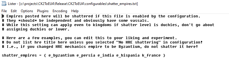 CK2 to EU4 Converter Release Thread | Page 55 | Paradox Interactive Forums