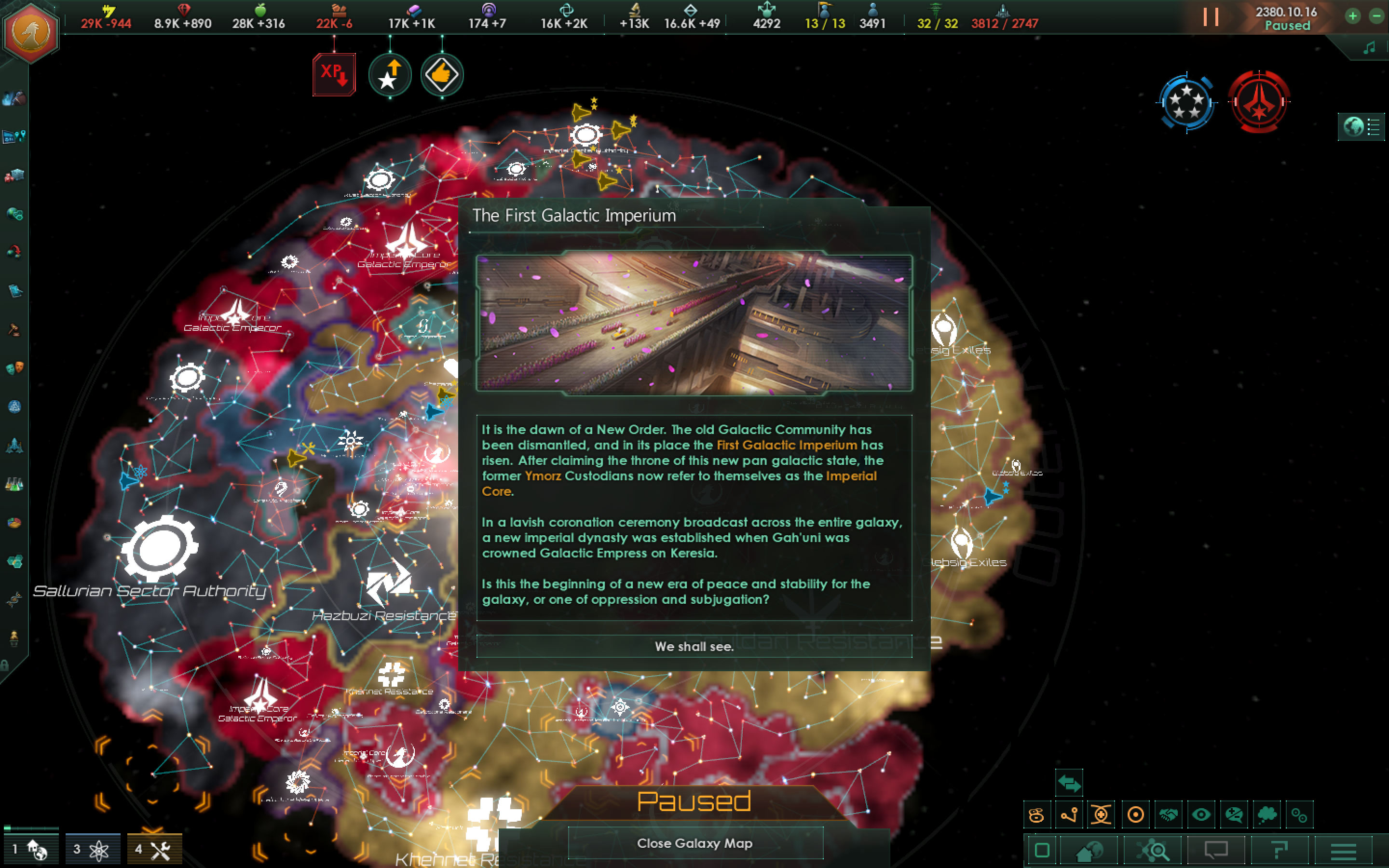 Stellaris Wars: A Nemesis Ironman Saga II - Rebellion: The Imperium at ...