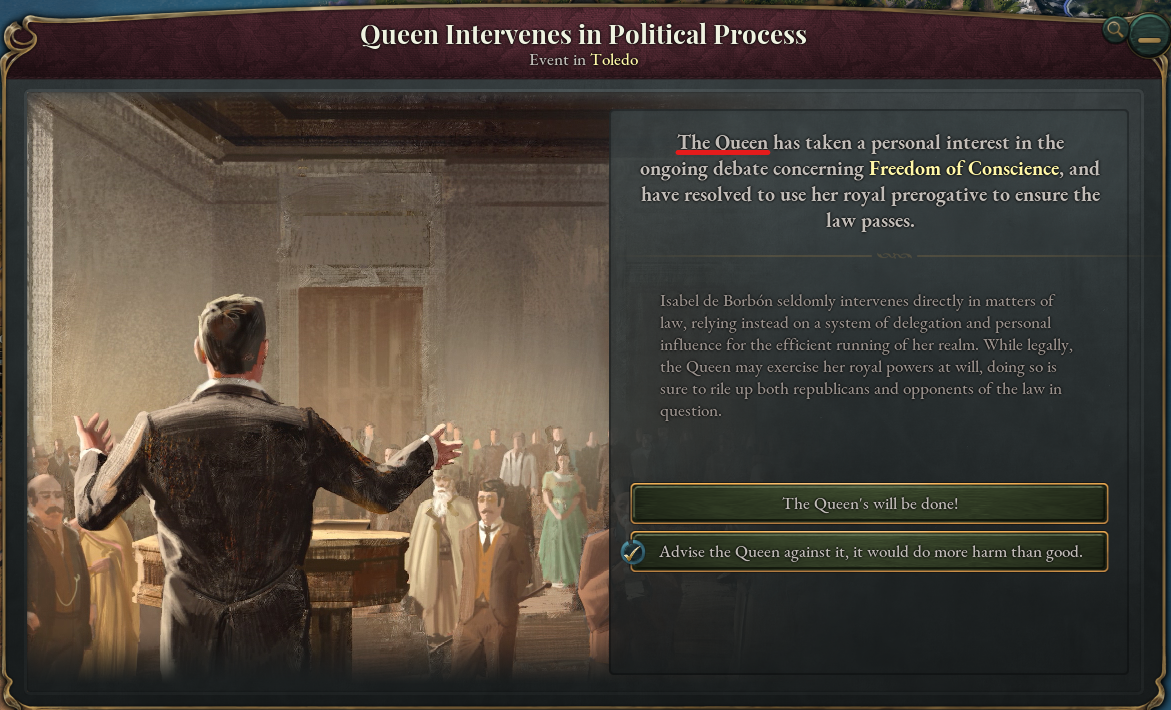 Make monarch titles in text tooltippable, pointing to the character in ...