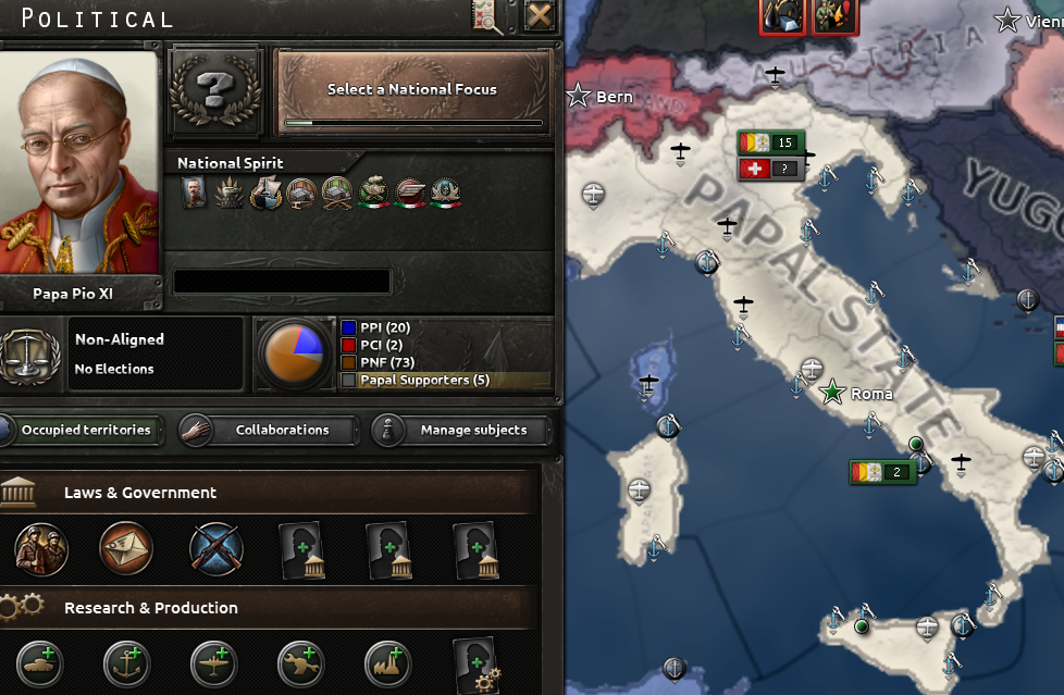 If Italy is ruled by the Pope, maybe there can a better name than ...