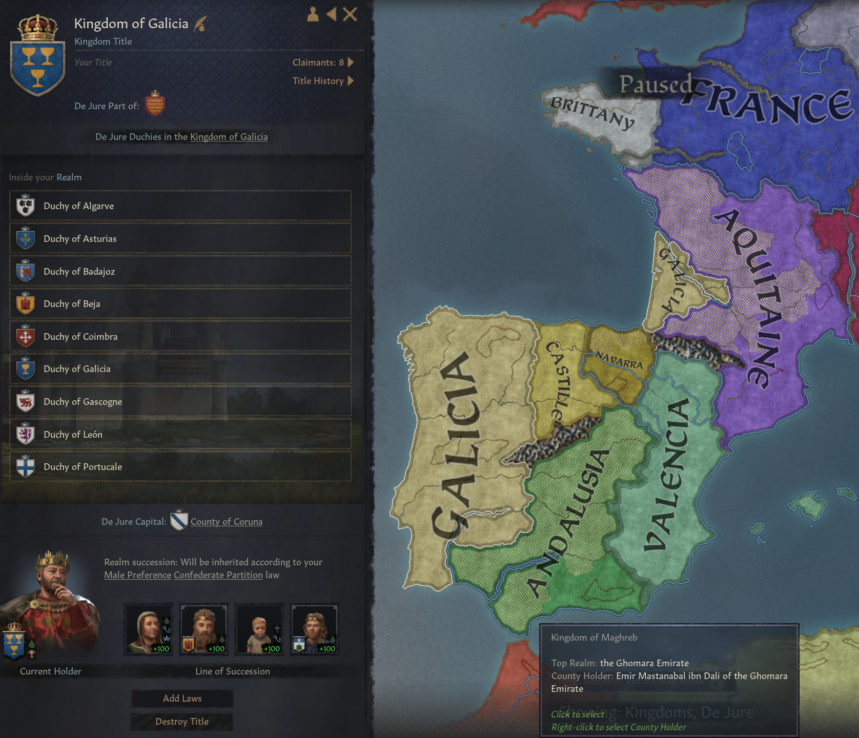 A frustating situation with the Iberian Struggle | Paradox Interactive ...