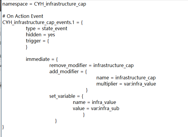 My modified value doesn't work, please help | Paradox Interactive Forums
